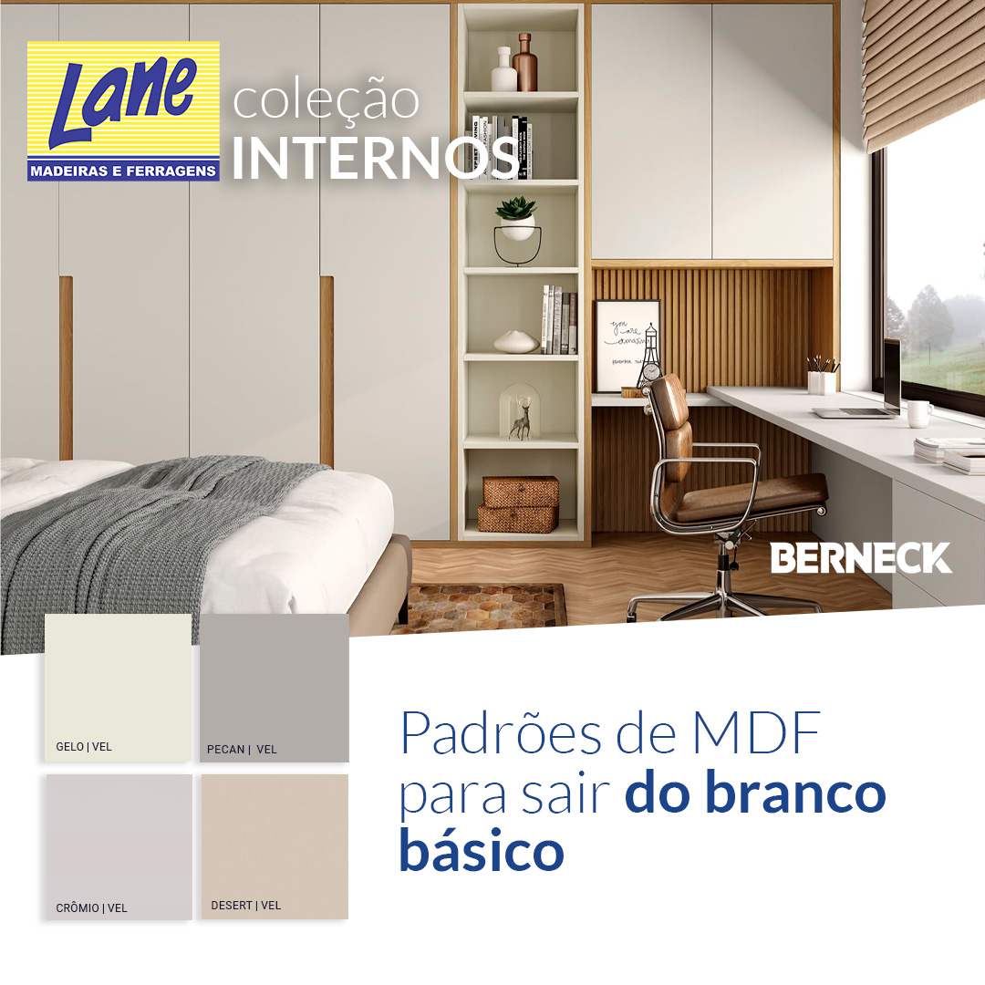 MDF Internos Berneck - Madeiras Lane